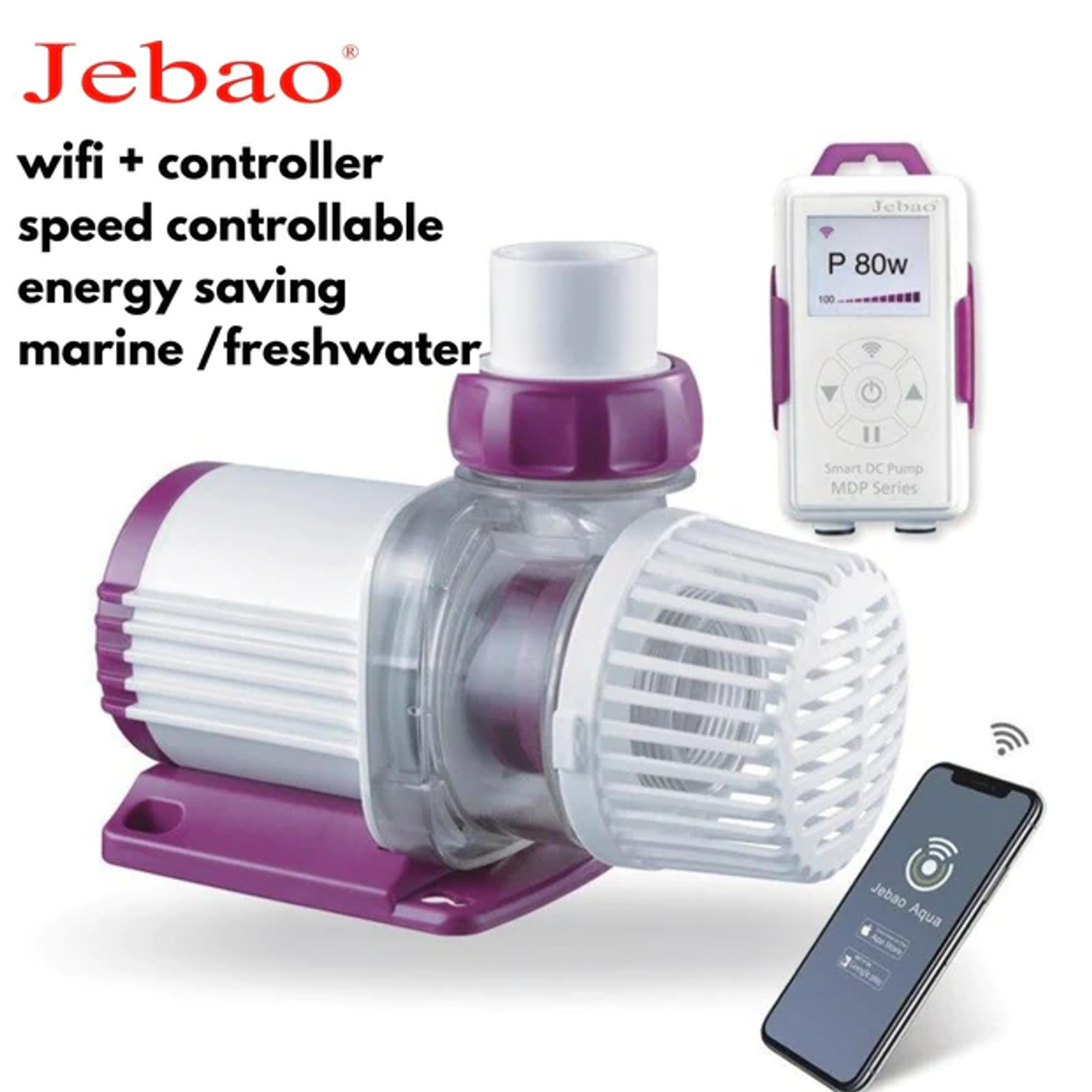 Buy JEBAO Wifi DC pump (MDP5000, MDP6000, MDP8000, MDP10000) | East Ocean Aquatic from Largest ...